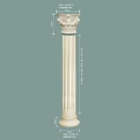 China PU Roman Column HG-5122 Decorative Moulding - Fire-Proof Water-Resistant Interior Architectural Element for sale