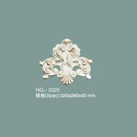 China HG-3325 Decorative PU Wall Moulding Ornaments - Fire-Proof & Water-Proof Interior Trim with 80% Cost Savings for sale