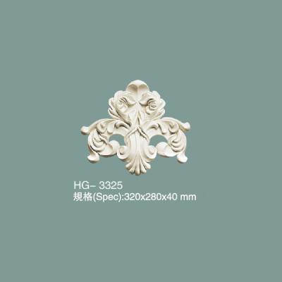 China HG-3325 Decorative PU Wall Moulding Ornaments - Fire-Proof & Water-Proof Interior Trim with 80% Cost Savings for sale