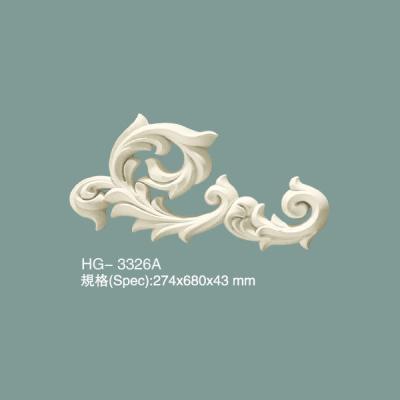China HG-3326 PU Wall Decor Moulding - Fire-Proof Water-Resistant with 80% Cost Savings vs Wood & Gypsum for sale