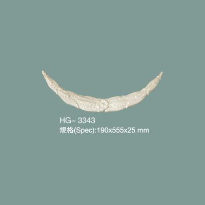 China HG-3343 Decorative PU Moulding - Fire-Proof Water-Resistant Interior Trim with 80% Cost Savings for sale
