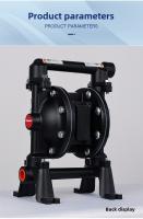 China 1/2 Metal Water Pump System - Black Industrial Diaphragm Pump with 1-Year Warranty and 2 Unit MOQ for sale