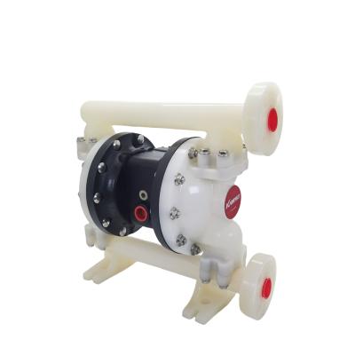 China 1 Inch PVDF Air Operated Double Diaphragm Pump for Water Transfer with 1-Year Warranty and ISO 9001:2015 Certification for sale
