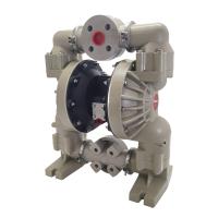 China 1.5 Inch Plastic Air Operated Diaphragm Pump - PP Material with 1-Year Warranty for Industrial Fluid Transfer for sale