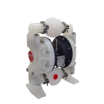 China 1-Inch Polypropylene Double Diaphragm Pump - White Industrial Grade with 1-Year Warranty and MOQ 2 Units for sale