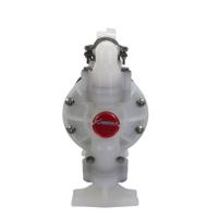 China 1-Inch Polypropylene Double Diaphragm Pump - White Industrial Grade with 1-Year Warranty and MOQ 2 Units for sale