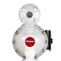 China Kairuike 25mm Pneumatic Diaphragm Pump 1 Inch PP Plastic Chemical Transfer 0-8.3 Bar Pressure for sale