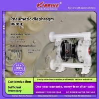 China Kairuike 25mm Pneumatic Diaphragm Pump 1 Inch PP Plastic Chemical Transfer 0-8.3 Bar Pressure for sale