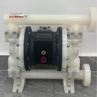 China 1 Inch PVDF Plastic Diaphragm Pump - 0.75 HP Pneumatic Power with 1/4-18 NPTF Ports for sale