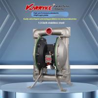 China Kairuike DN40 Stainless Steel Pneumatic Diaphragm Pump 1.5inch 0.75HP Corrosion-Resistant Self-Priming for sale