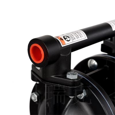 China DN15 0.5 Inch Aluminum Alloy Pneumatic Diaphragm Pump 100 PSI 0.75kW Self-Priming Paint Pump for sale