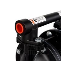 China DN15 0.5 Inch Aluminum Alloy Pneumatic Diaphragm Pump 100 PSI 0.75kW Self-Priming Paint Pump for sale