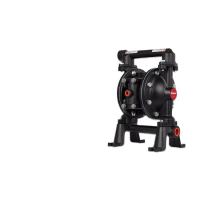 China DN15 0.5 Inch Aluminum Alloy Pneumatic Diaphragm Pump 100 PSI 0.75kW Self-Priming Paint Pump for sale