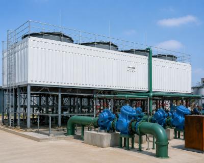 China FRP Square Counter Flow Cooling Tower for sale