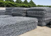 China Hot Dip Galvanized 60mm 80mm Wire Cage Stone Retaining Walls for sale