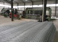 China 80 X 100mm 2.40mm Gabion Wall Wire Mesh For Channel Revetment for sale