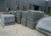 China 80 X 100mm 2.40mm Gabion Wall Wire Mesh For Channel Revetment for sale