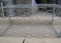 China Flood Control 2X1X1m 2.7mm Pvc Coated Gabion Baskets for sale
