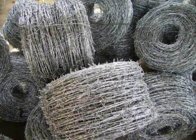 China low carbon steel security SWG12 X SWG14 Barbed Fencing Wire for sale