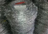 China Hot Dipped Galvanized 15cm 50kg Barbed Wire Security Fence for sale