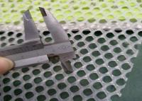 China 1.2mm hole 2mm Plastic Netting Roll for sale