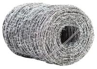 China Galvanized Steel Iron SWG14 15CM Double Strand Barbed Wires for sale