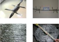 China Galvanized Steel Iron SWG14 15CM Double Strand Barbed Wires for sale