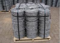 China Security SWG12 7.5cm Galvanized Barbed Wires for sale