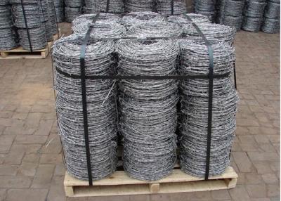 China Security SWG12 7.5cm Galvanized Barbed Wires for sale