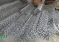 China 57mm 4.2mm Dog Proof Chain Link Fence for sale