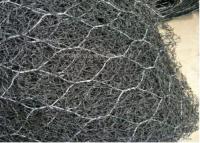China Black PVC coated 100 by 120mm Reinforced Mike Mat for sale
