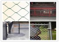 China Residential Stainless Steel Non Climbable Chain Link Fence for sale