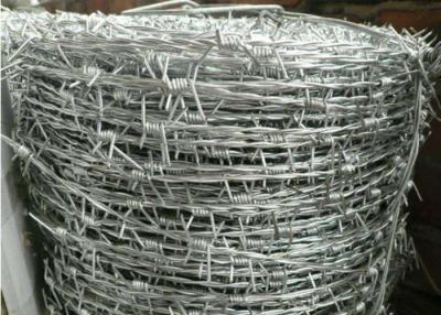China Electro galvanized SWG14 7.5cm Razor Barbed Wires for sale