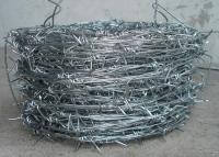China Hot Dipped Galvanized 20kgs Per Roll Pvc Coated Barbed Wires for sale