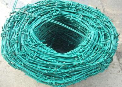 China Security 0.4mm PVC Coated  SWG8 Coiled Razor Wire for sale