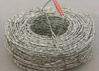 China 15kgs per roll BWG17 Barbed Wire Fence Residential for sale