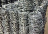 China Low Carbon Steel 1.0mm BWG11 Razor Blade Fencing Wire for sale