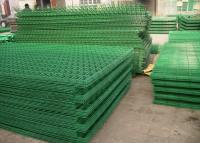 China BWG19 PVC Coated 50x100mm Welded Mesh Fencing for sale