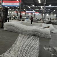 China PVC Coated Box 8x10cm Gabion Wire Mesh for sale