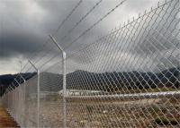 China Electro Galvanized Bwg8 100m Length Chain Link Fences for sale