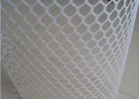 China 30x30mm White Flat Hdpe 500g/M2 Per Sqm Plastic Netting Mesh for sale