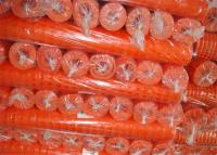 China 70 X 40mm Ldpe Orange Fence Netting Width 1m for sale