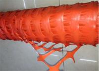 China 70 X 40mm Ldpe Orange Fence Netting Width 1m for sale