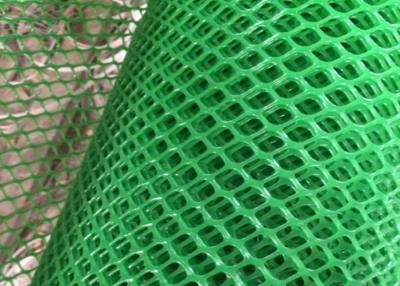 China Flat 10x10mm Apeture Green Plastic Mesh Netting Hdpe For Fishing for sale