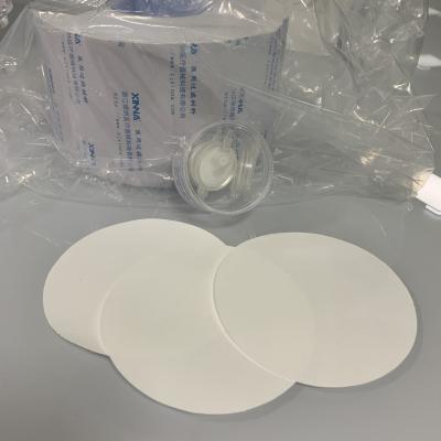 China Precut Hydrophilic Nylon Membrane Disc Filters 0.22-5.0 Micron for High Throughput Pharmaceutical Filtration for sale