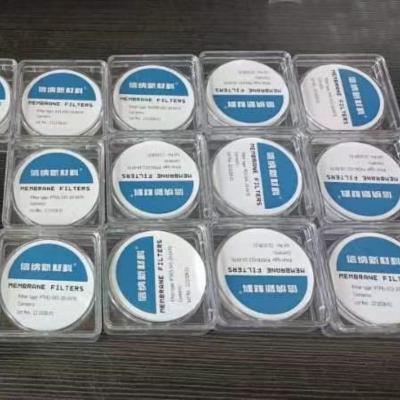 China Hydrophobic PVDF Membrane Disc Filter 0.22 Micron for Air Venting with 600 sqm MOQ and Multiple Pore Sizes for sale