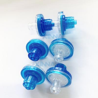 China Medical Grade Hemodialysis Transducer Protector with 0.22μm PTFE Membrane and 23mm Diameter Luer Lock Filter for sale