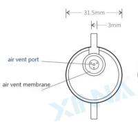 China 0.22μm Medical PTFE Membrane for Infusion Filter Air Venting - 130μm Thickness, 130°C Max Temperature for sale