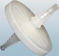 China Stepped Barb Hydrophobic Bacterial Vent Filter 50mm with 0.22µm PTFE Membrane for Medical Suction Systems for sale
