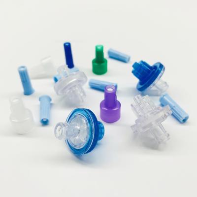China 0.22 Micron 23mm Antibacterial Hydrophobic Air Filter Transducer Protector for Hemodialysis Medical Equipment for sale